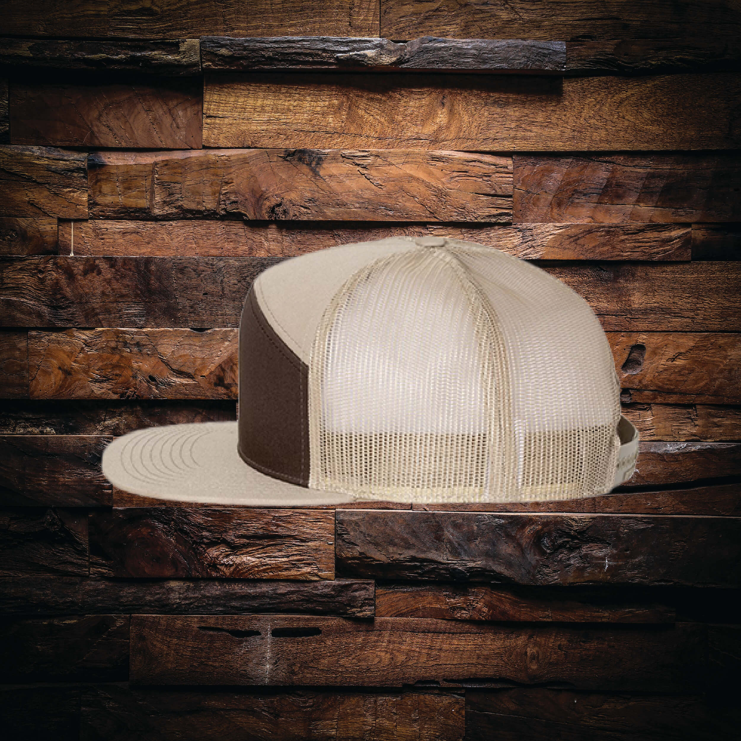 "Hard Headed" Laser Engraved Leather Patch 7 Panel Richardson 168 Hat ...