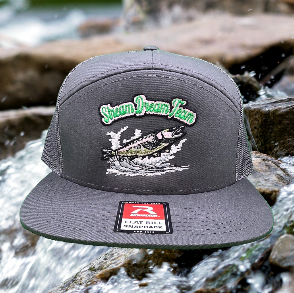 Stream Dream Team Embroidered Fishing Hat - Doe Out, Bow Out